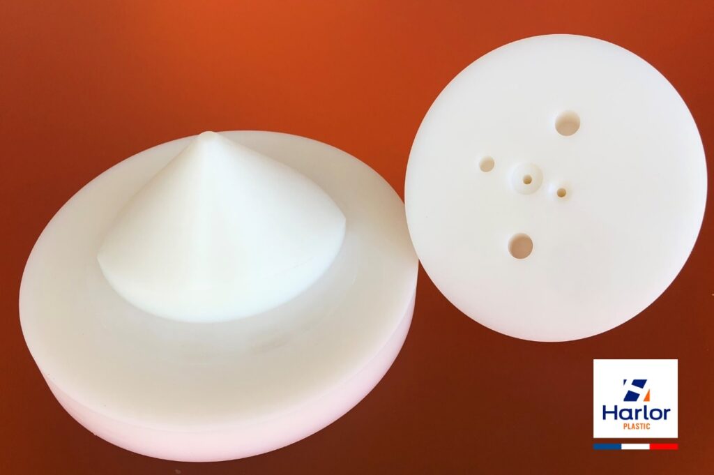 TOURNAGE PLASTIQUE - TOURNAGE DE PIECE TECHNIQUE EN PEHD - HARLOR PLASTIC